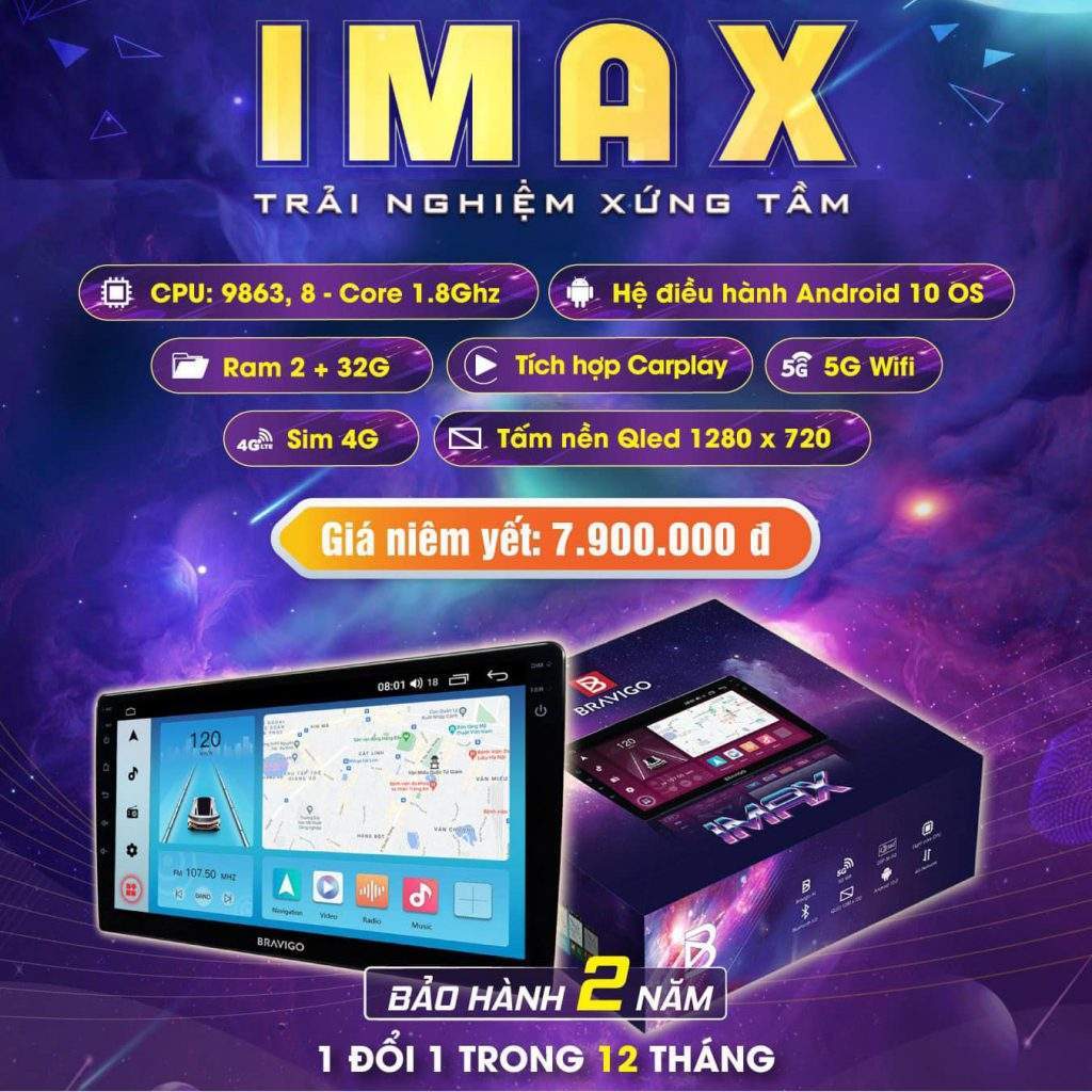 Màn Hình Android Bravigo Imax