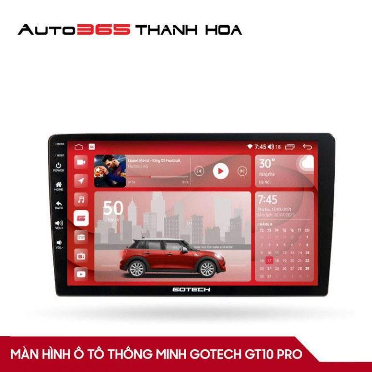 Màn Hình Android Ô Tô Thông Minh Gotech GT10 Pro